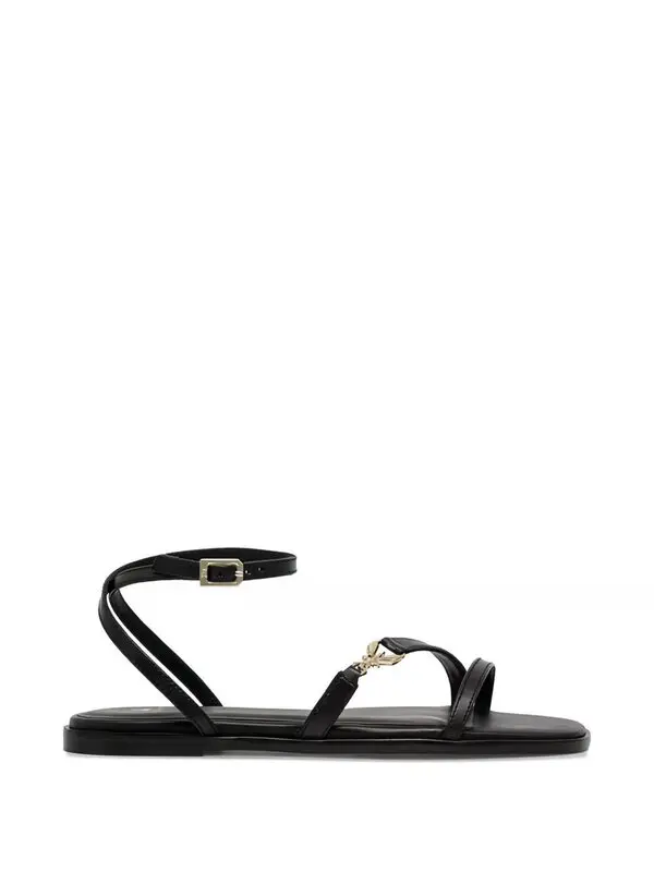 Patrizia Pepe Leather Sandals - Black