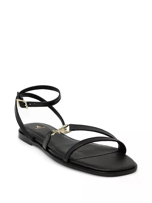 Patrizia Pepe Leather Sandals - Black