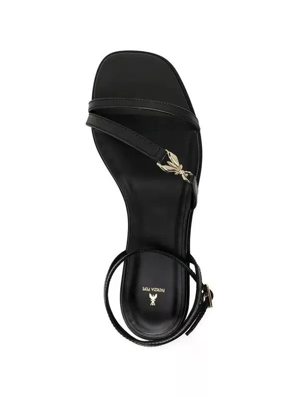Patrizia Pepe Leather Sandals - Black