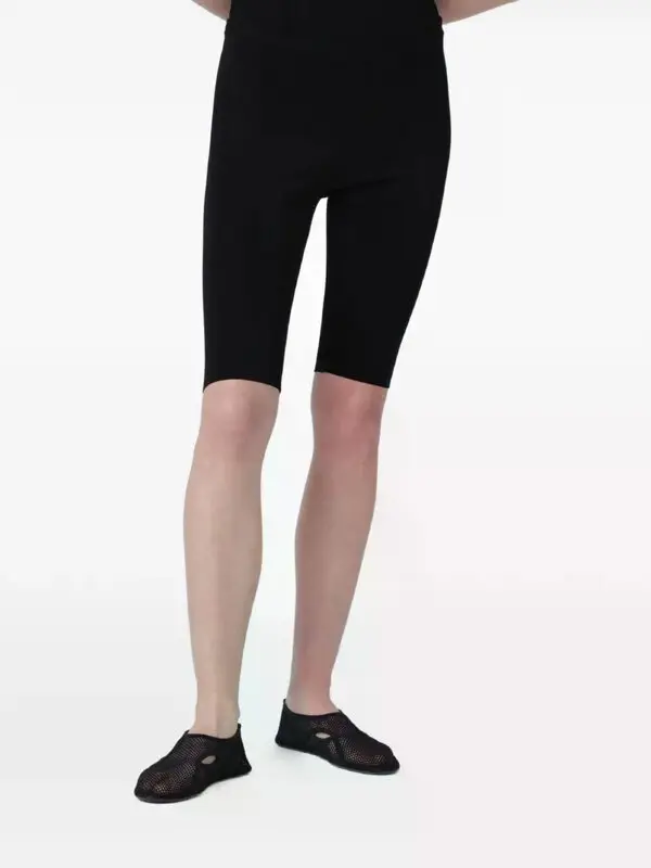 ENTIRE STUDIOS Knit Capri Shorts - Black