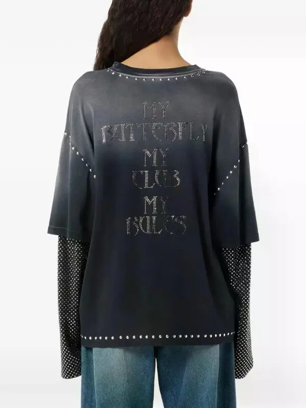 Blumarine Butterfly-print T-shirt