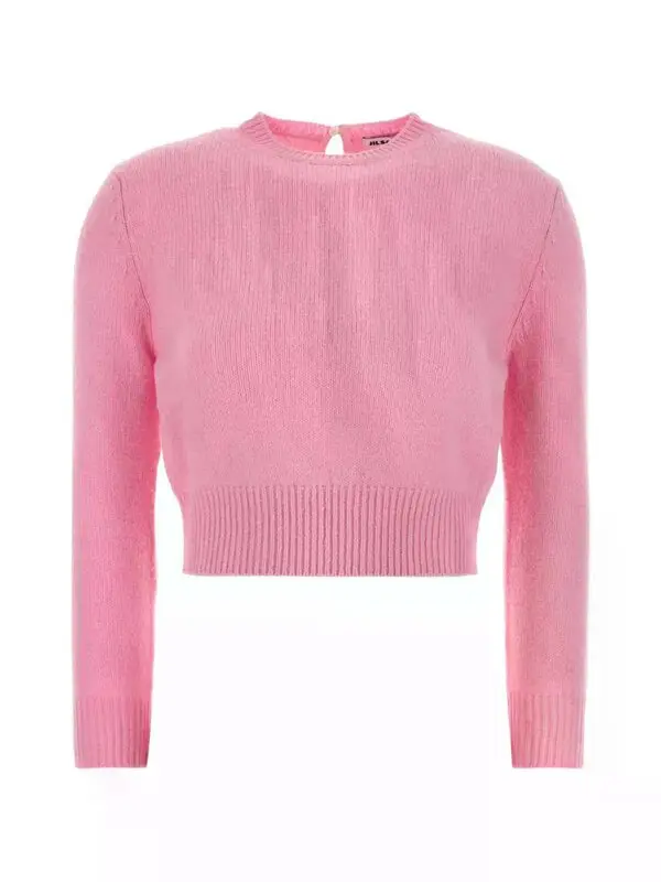 JIL SANDER Cropped Sweater - Pink