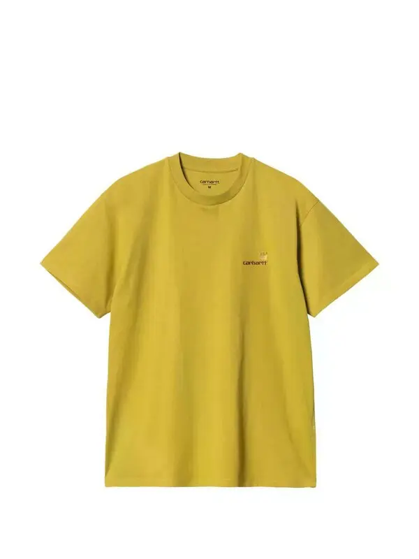 Carhartt Work In Progress Logo-embroidered T-shirt - Yellow