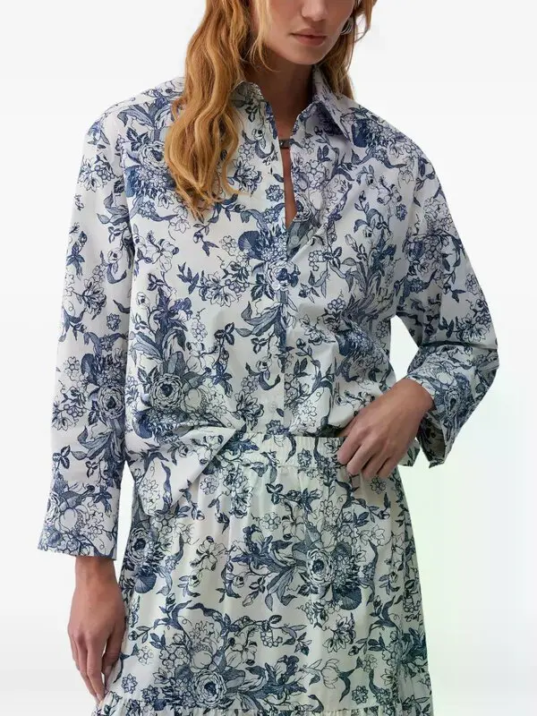 Liu Jo Printed Poplin Shirt