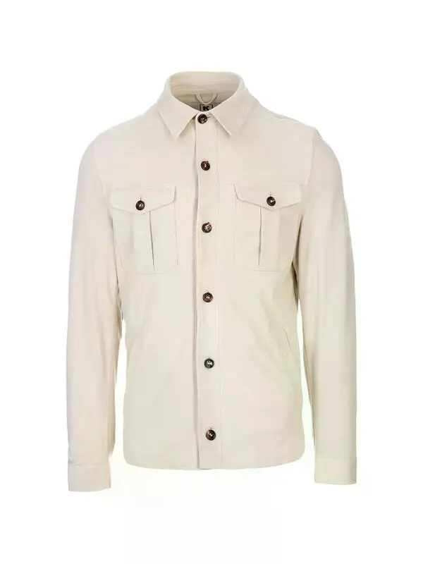 KIRED Flap-pocket Overshirt - White