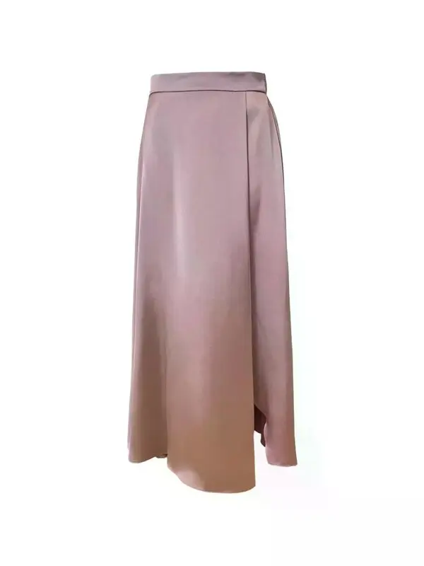 Marella Tie Waist Asymmetric Hem Skirt