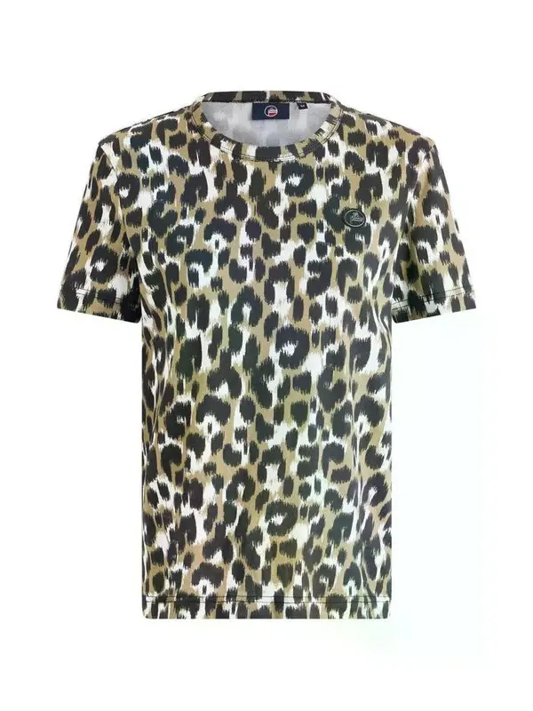 Fusalp Talixe Leopard-pattern T-shirt - Neutrals