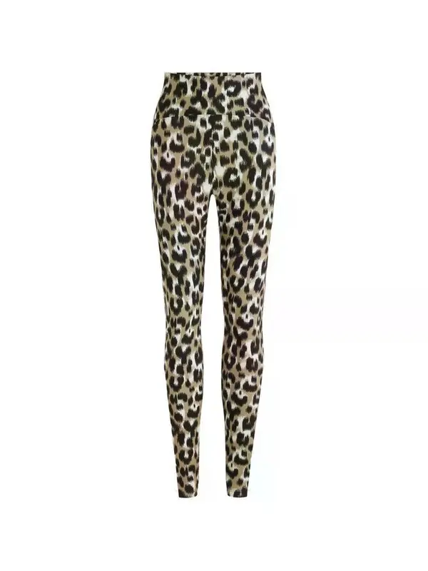 Fusalp Biarris Leopard-pattern Leggings - Neutrals