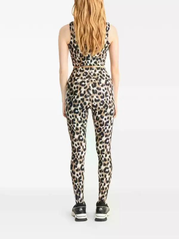 Fusalp Biarris Leopard-pattern Leggings - Neutrals