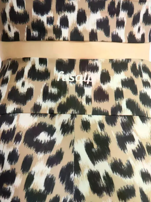 Fusalp Biarris Leopard-pattern Leggings - Neutrals