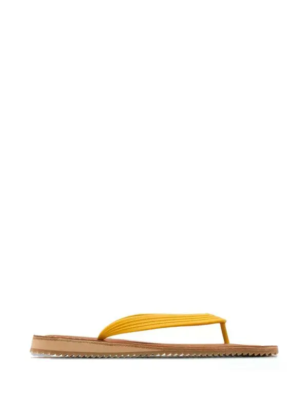 Miu Miu Flat Sandals - Yellow