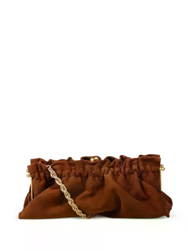 AMATO DANIELE Big Raviolo Clutch - Brown