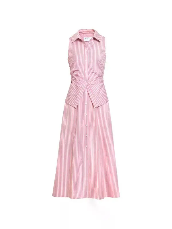 Tanya Taylor Hannah Midi Dress - Pink