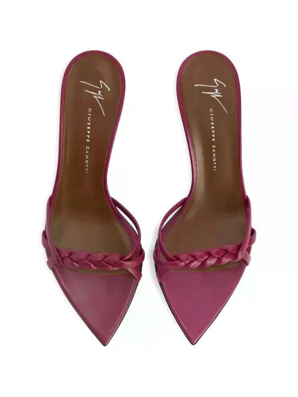 GIUSEPPE ZANOTTI Intrigo Braid Braided Sandals - Pink