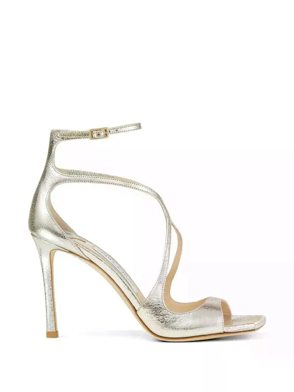 JIMMY CHOO Azia Strappy Sandals - Silver