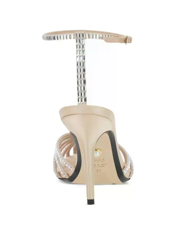 ALEVI MILANO 95mm Penelope Xtal Heeled Pumps - Neutrals