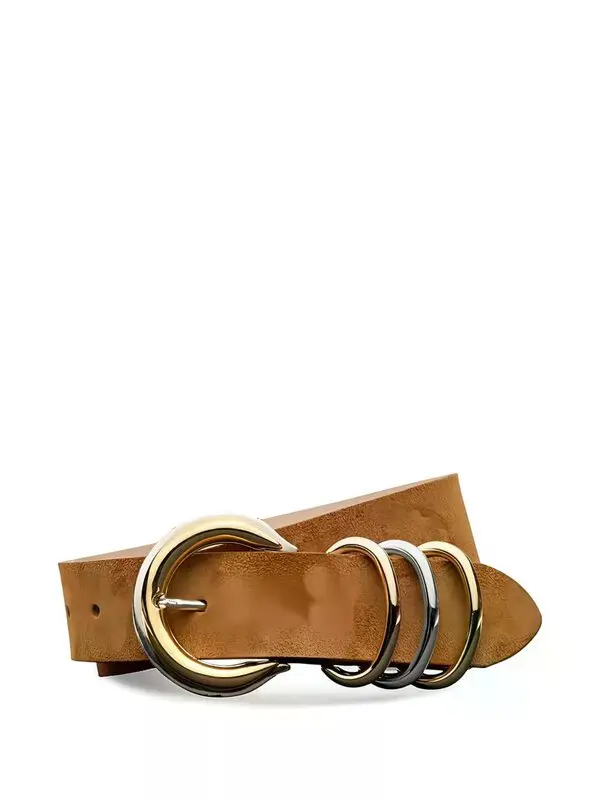 L'Agence Tobar Leather Belt - Brown