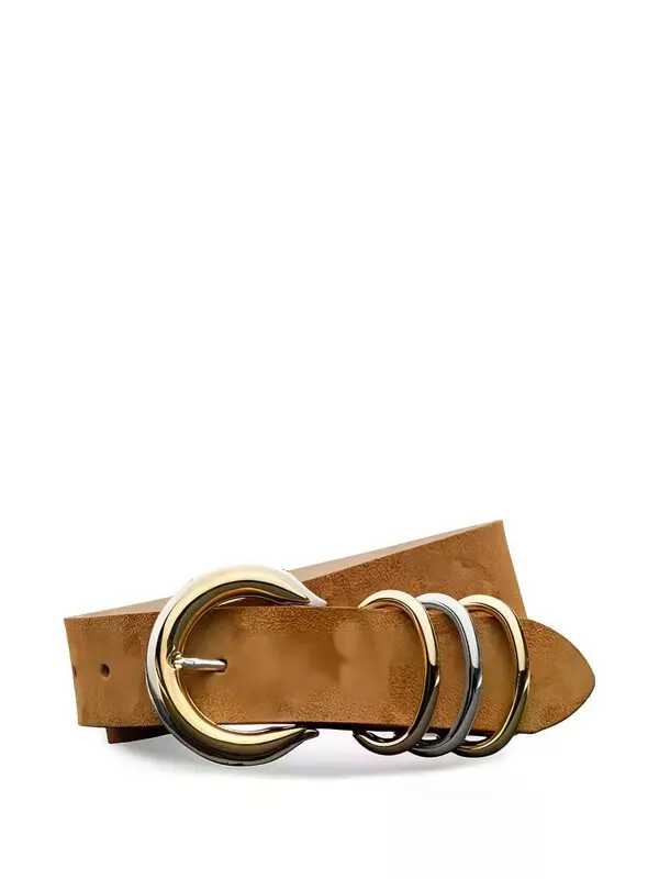 L'Agence Tobar Leather Belt - Brown