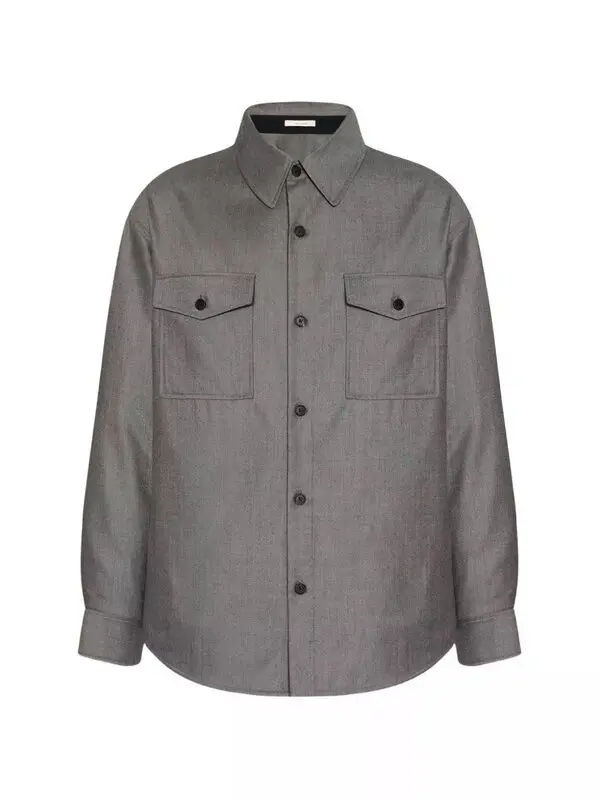 THE ROW Chest-pocket Shirt - Grey