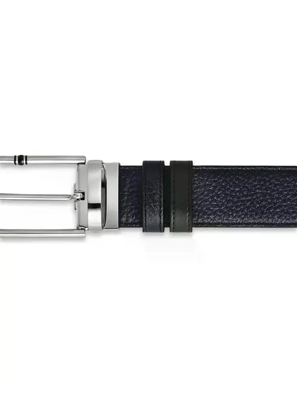 Montblanc Reversible Textured Buckle Belt