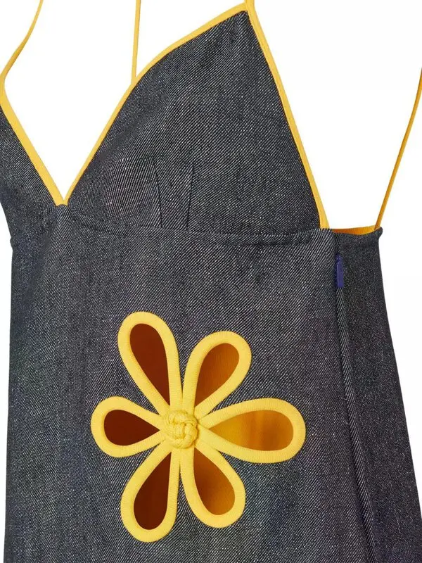 Fendi Flower-appliqué Midi Dress