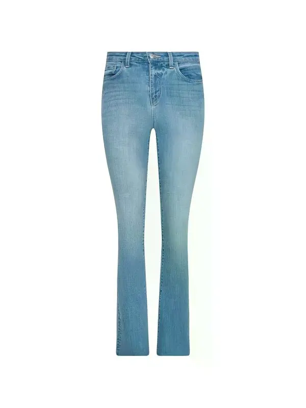 L'Agence Ruth Straight Leg Jeans - Blue