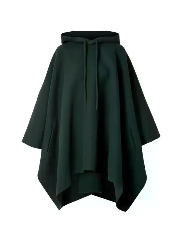 THE ROW Hooded Cape - Green