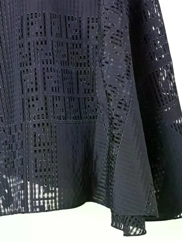 Fendi Lace-panelled Skirt