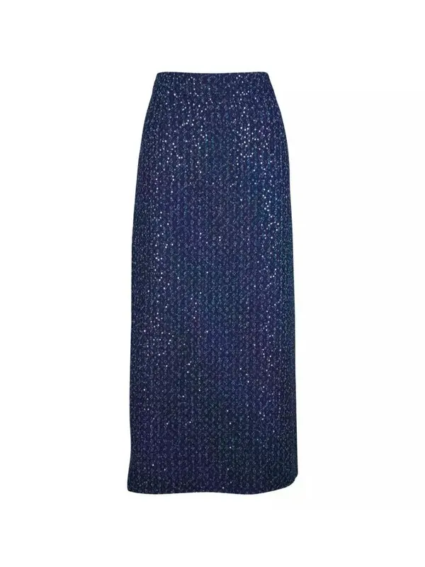 Michael Kors Sequined Midi Skirt - Blue