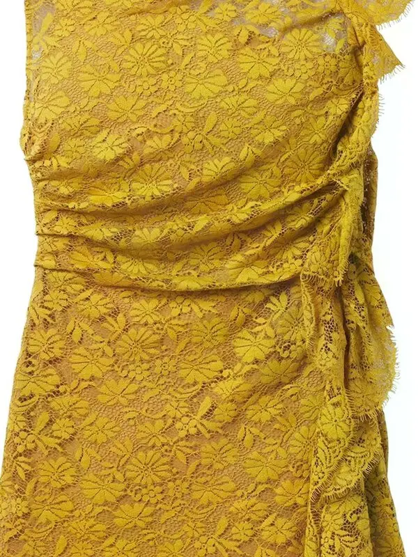 A.L.C. Astra Ruffled Mini Dress - Yellow