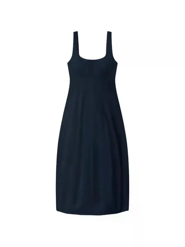 A.L.C. Veda Square-neck Midi Dress - Blue