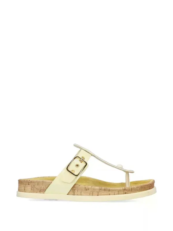 Premiata Buckle Flat Sandals - Neutrals