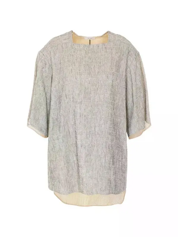 THE ROW Square Neck Top - Grey