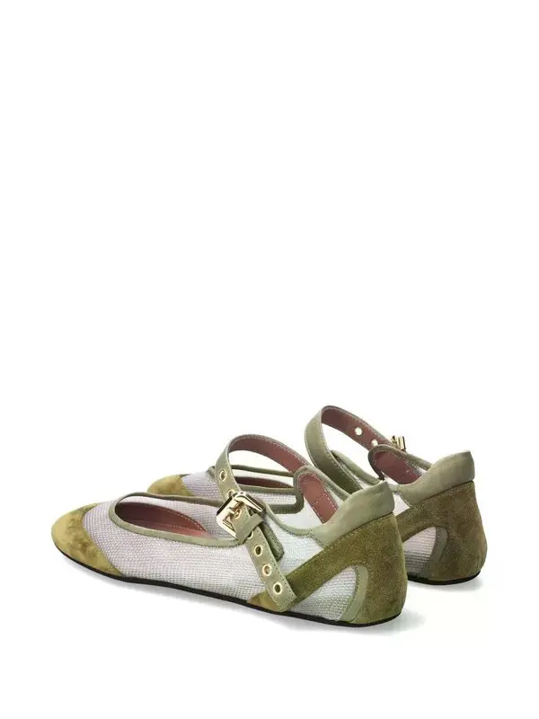Premiata Buckle Ballet Flats - Neutrals