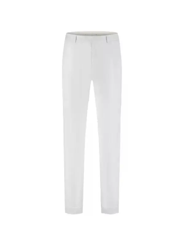 PT TORINO Pressed-crease Tailored Trousers - White