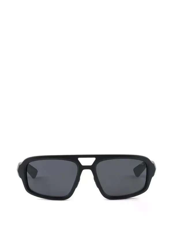 Prada Linea Rossa Rectangle Sunglasses - Black