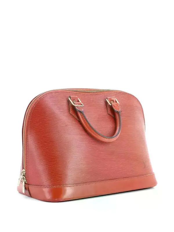 LOUIS VUITTON Alma Handbag Epi Leather Pm Satchel - Brown