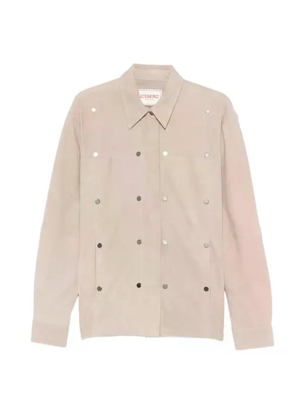 Iceberg Embellished Shirt - Neutrals
