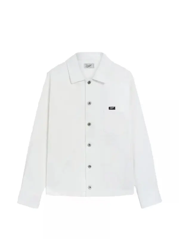 PENCE 1979 Tommy Button-front Shirt Jacket - White
