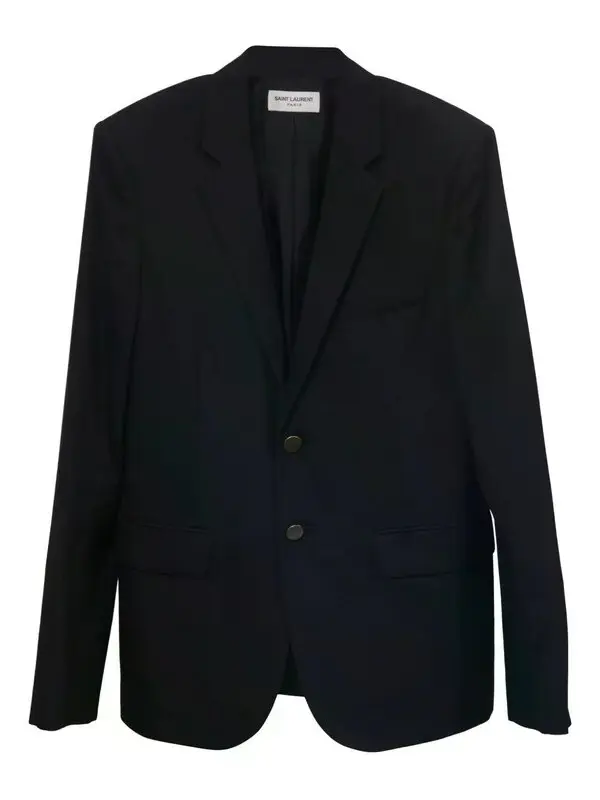 Saint Laurent Single-breasted Blazer - Black