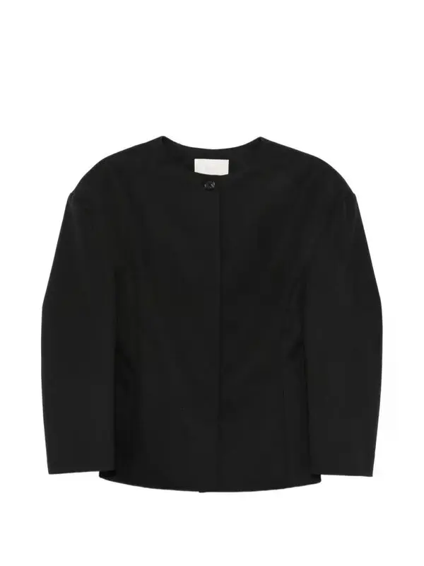 AMOMENTO Button-up Jacket - Black