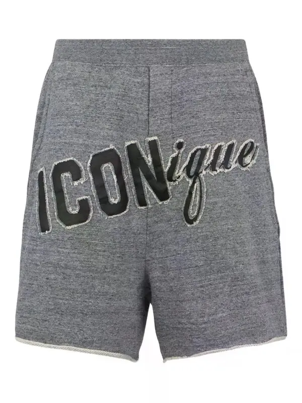 Dsquared2 Embroidered Shorts - Grey