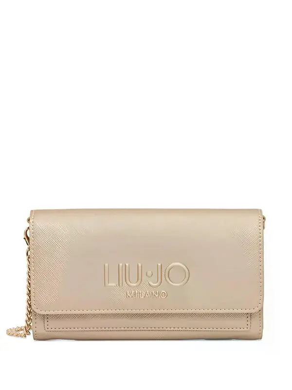 Liu Jo Logo-embossed Shoulder Bag - Gold