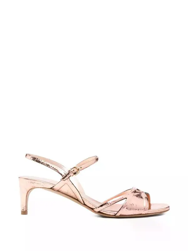 DEL CARLO Criss-cross Strap Sandals - Pink