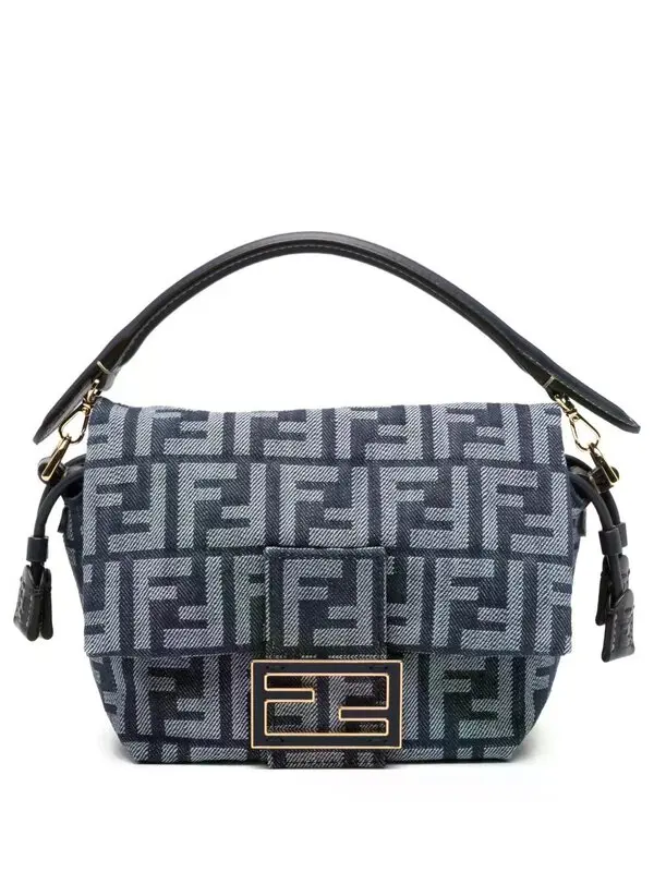 Fendi Mamma Baguette Clutch - Blue