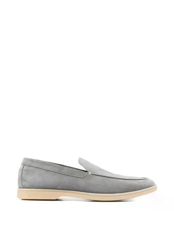 HENDERSON BARACCO Panarea Leather Loafers - Grey