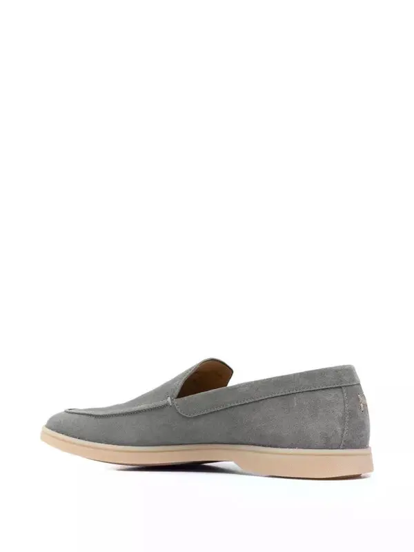 HENDERSON BARACCO Panarea Leather Loafers - Grey