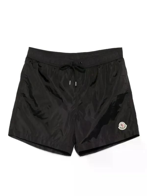 Moncler Drawstring Swim Shorts - Black