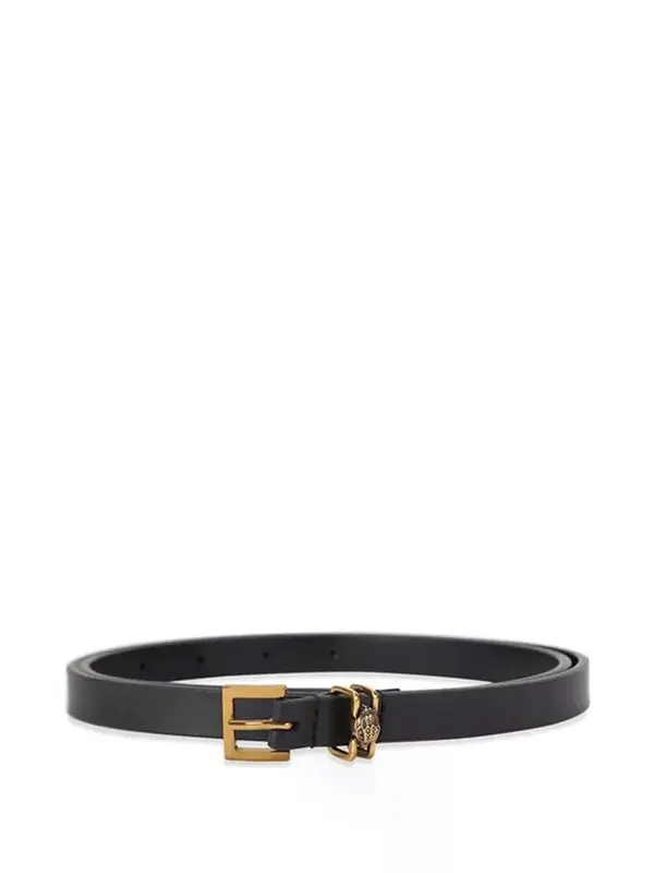 Kurt Geiger Logo-embellished Buckle Belt - Black