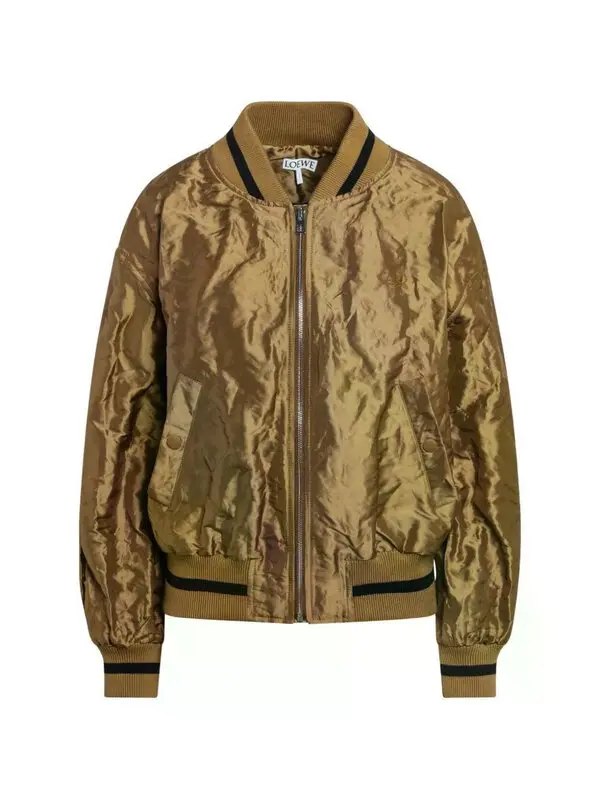 Loewe Front Pockets Bomber Jacket - Brown